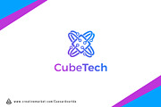 Cube Tech Logo Template, a Branding & Logo Template by Avartde Creative