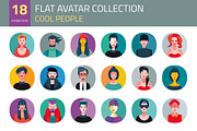 Flat Avatar Collection. Cool People, a Person Illustration by ÁRTICA