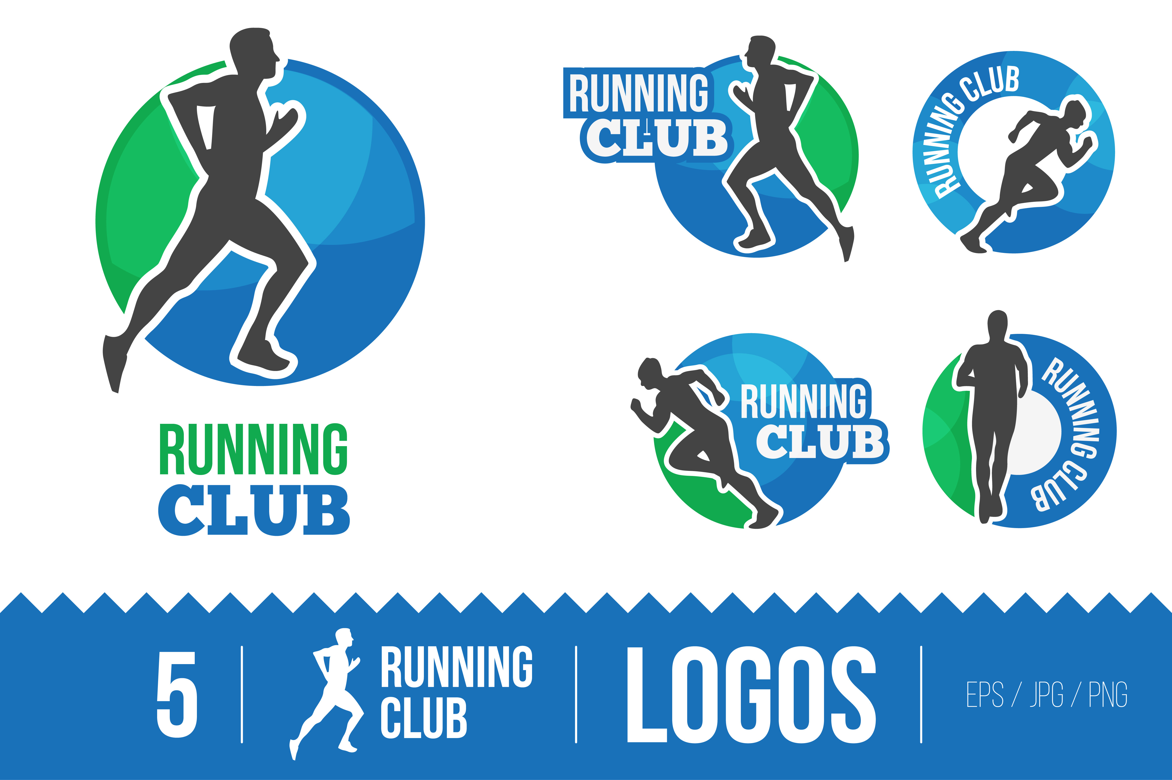 Marathon or Running club vector logo, a Branding & Logo Template by Alejik