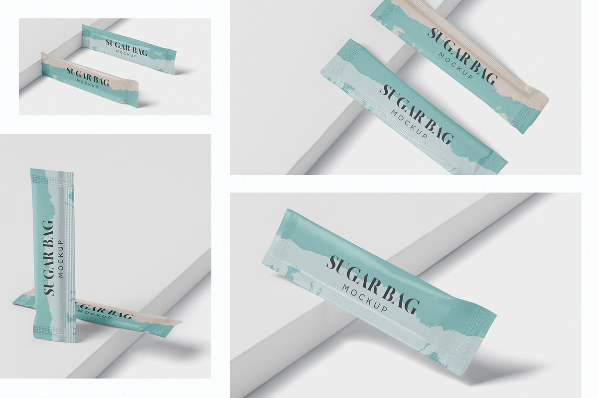 Sugar Bag Mockup, a Packaging Mockup by GfxFoundry