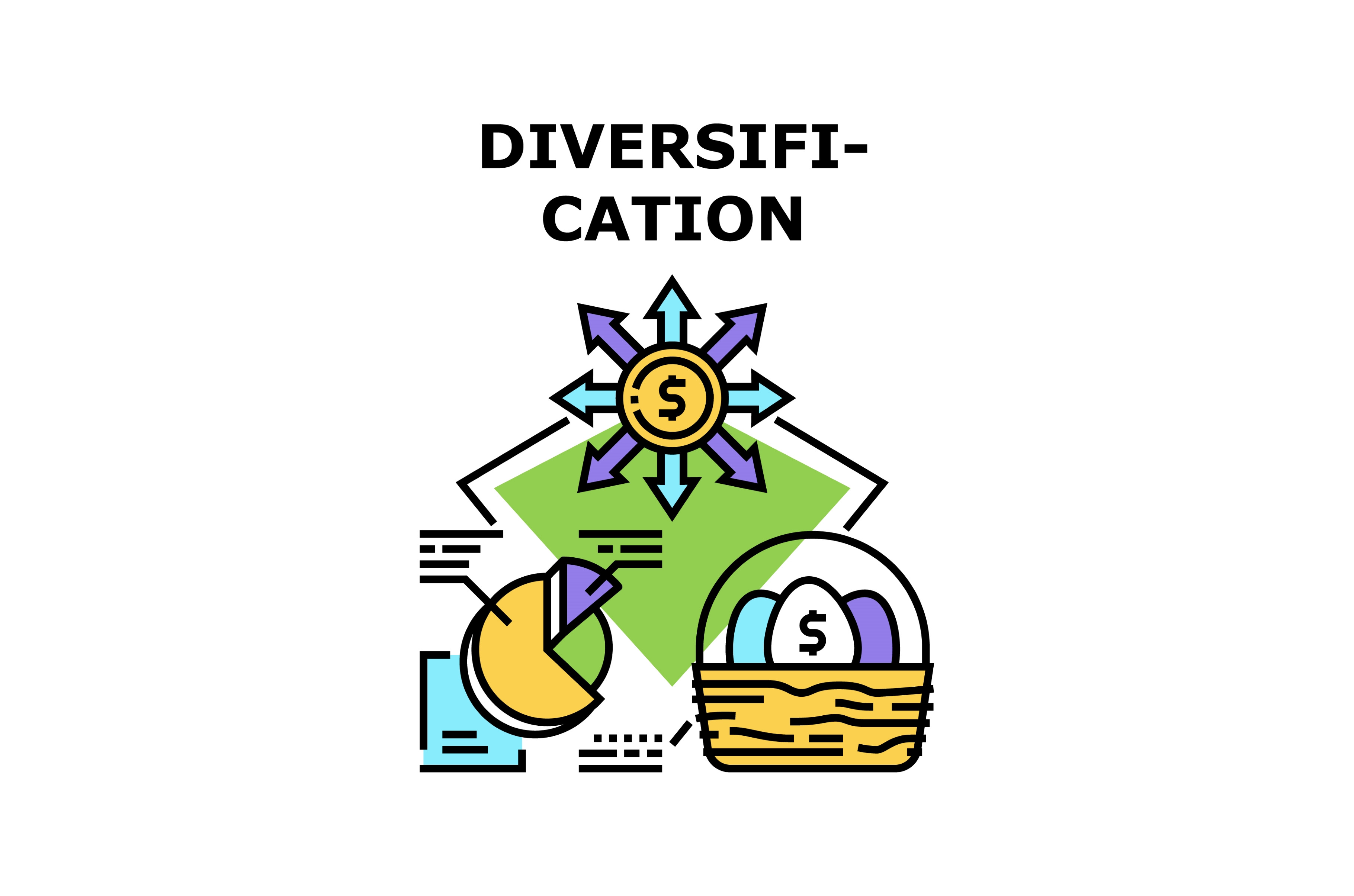 Diversification Vector Concept Color | Graphic Objects ~ Creative Market