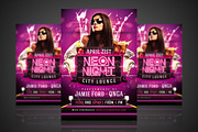 Neon Night - Flyer, a Flyer Template by VectorMedia
