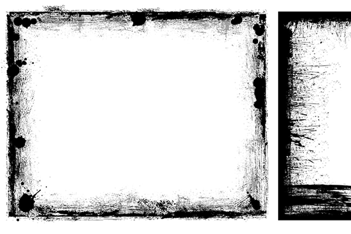 Dirty Frames, a Texture Illustration by TrueMitra Designs | Creative Market