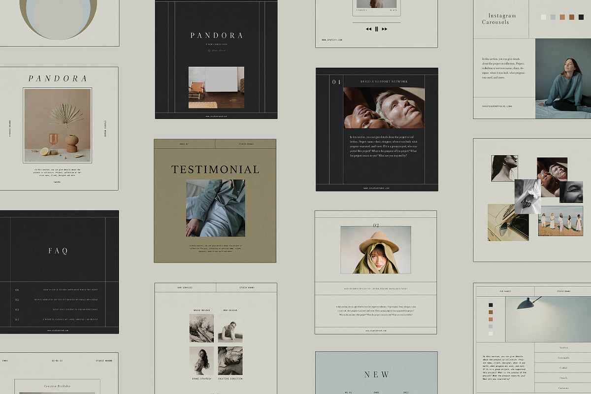 PANDORA I Instagram Carousel I Canva, a Social Media Template by Studio ...
