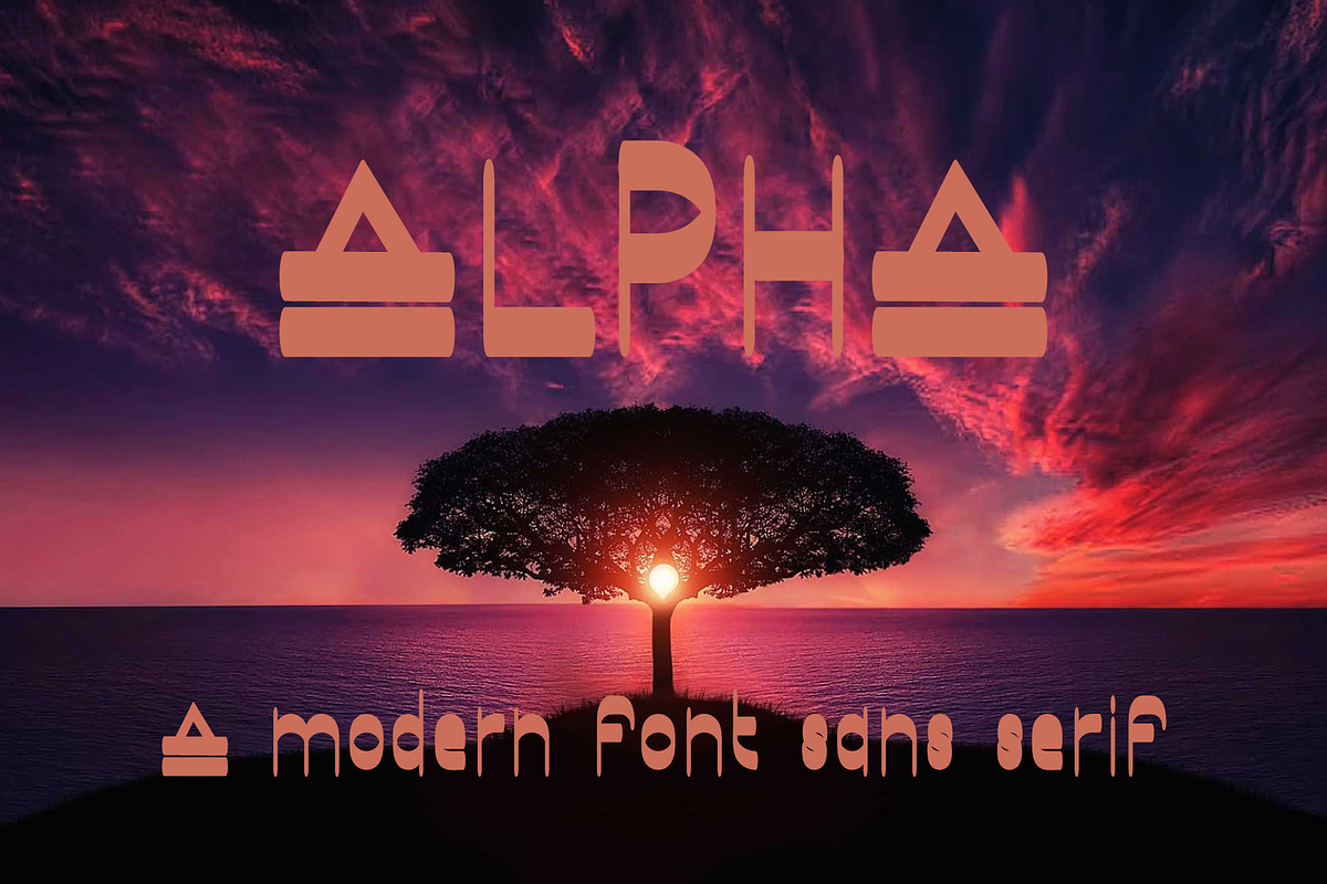 Alpha Font