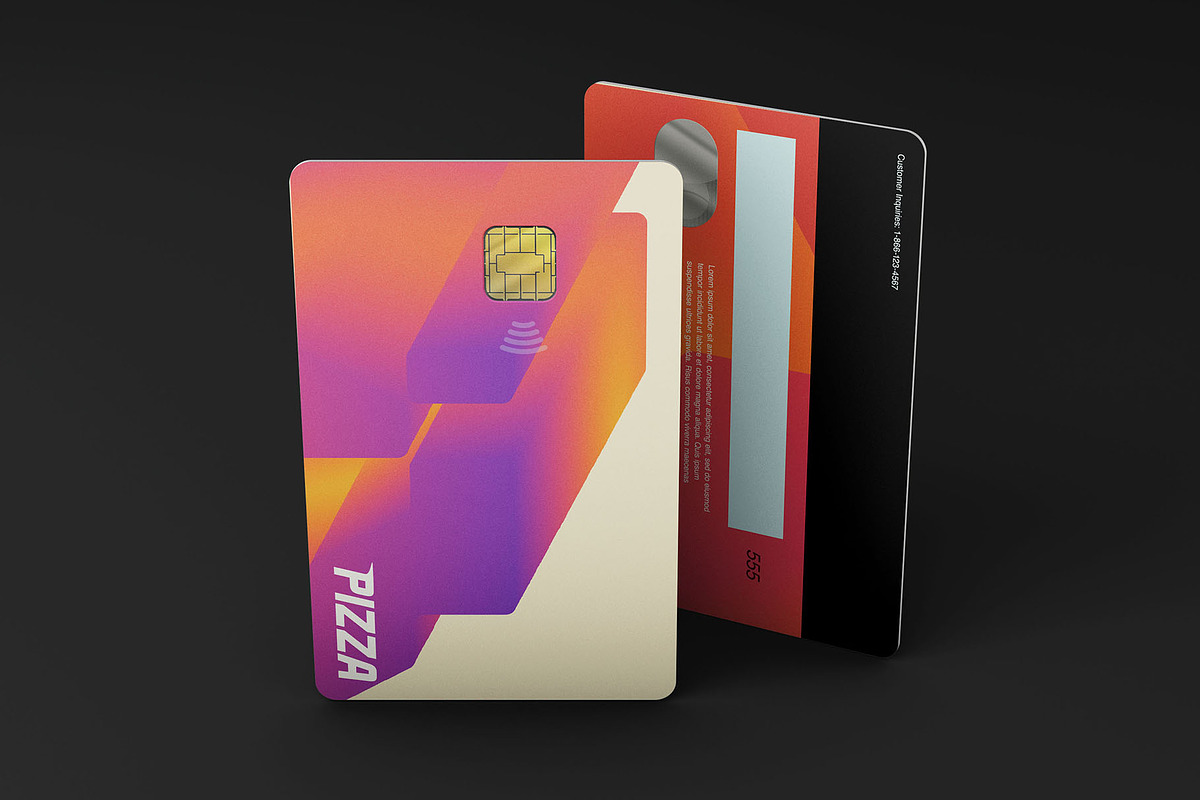 Credit Card Mockup, a Merchandise Mockup by grahampaterson