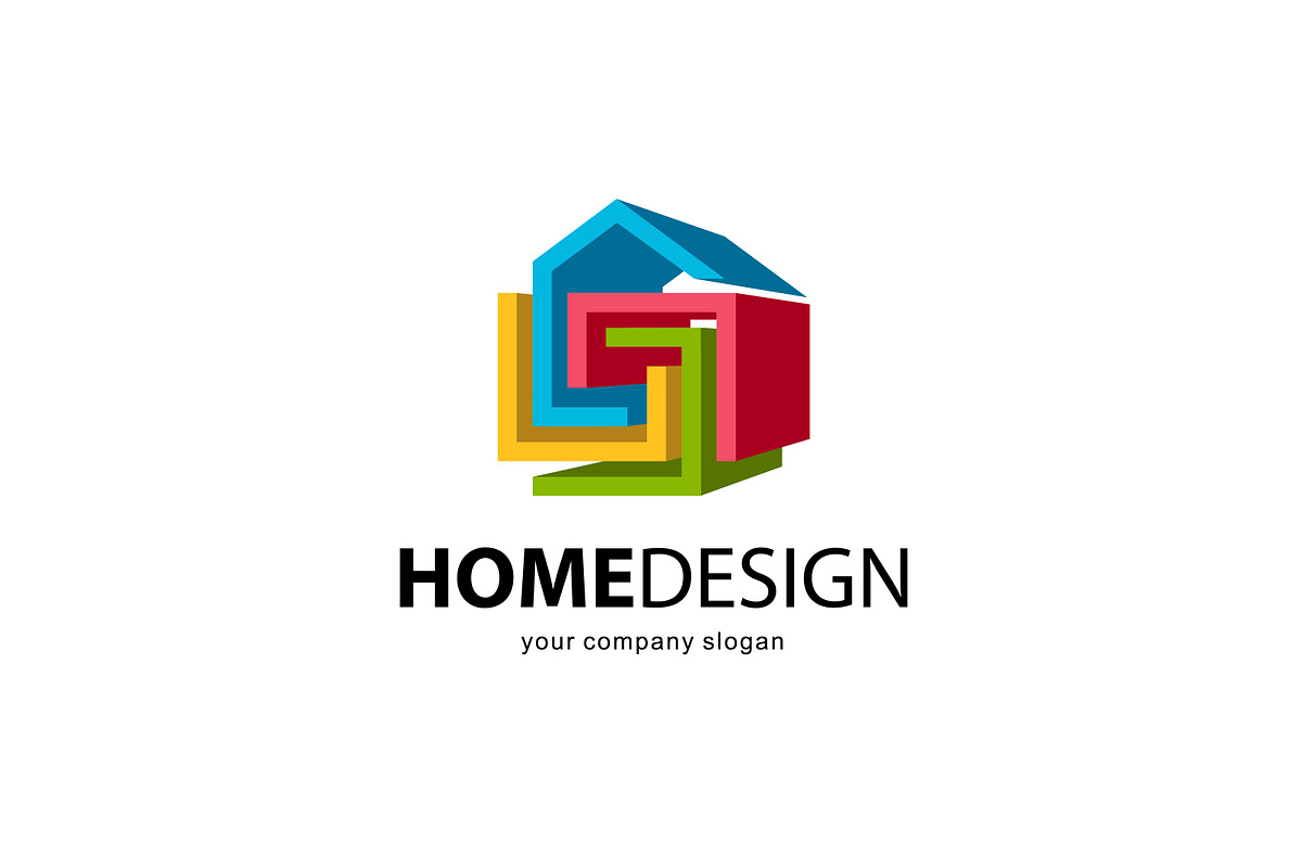 Home Design Logo, a Branding & Logo Template by IKarGraphics