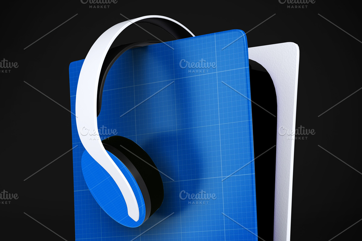 PS5 Mockup, a Device Mockup by Qaleb Studio