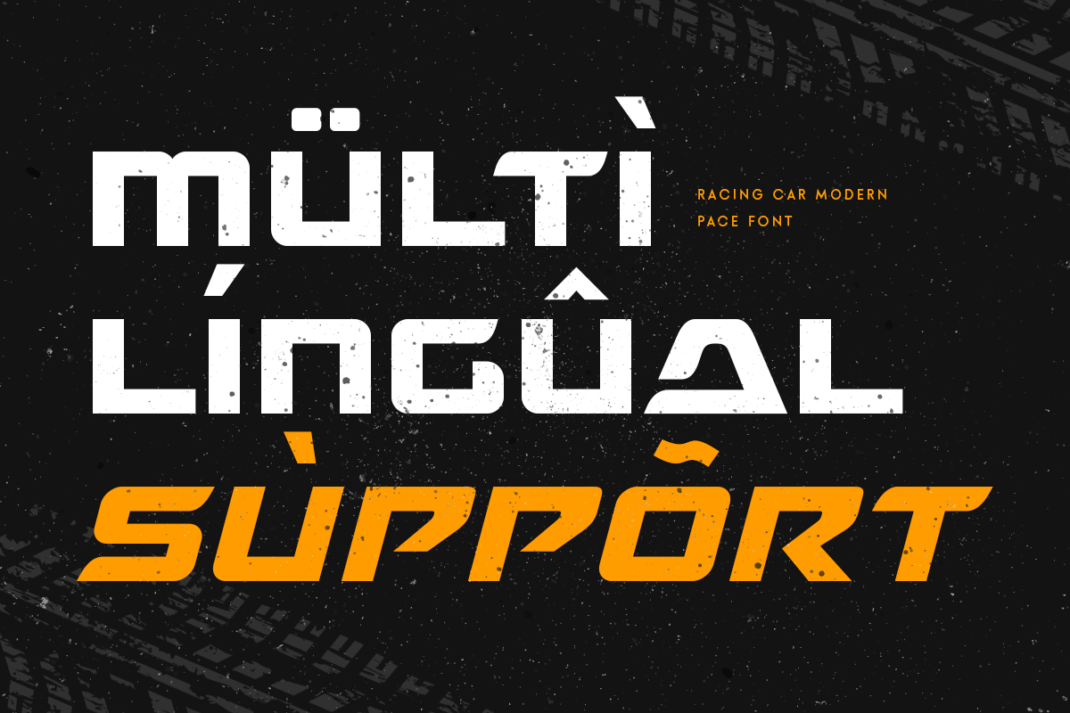 Pace - Racing Car Modern Font | pace font, pace font free download ...