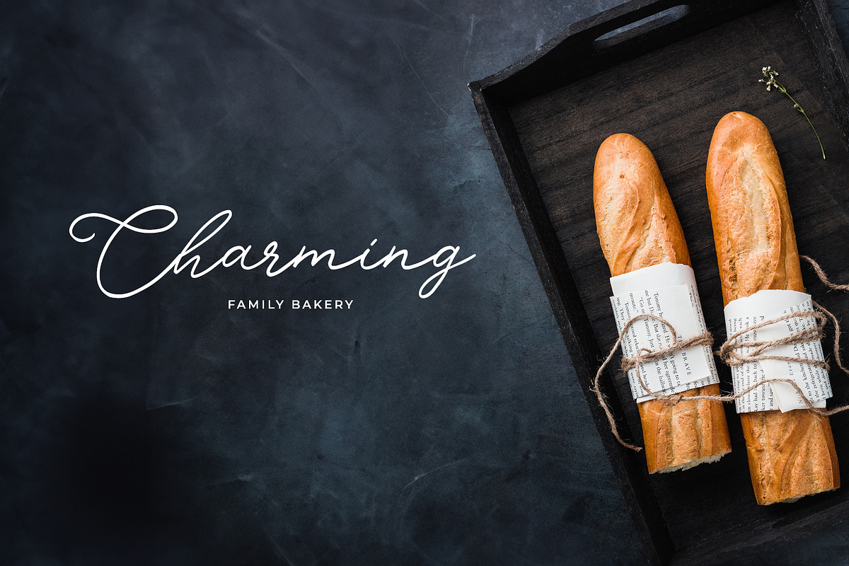 Warm Script handwritten font, a Handwritten Font by supfonts