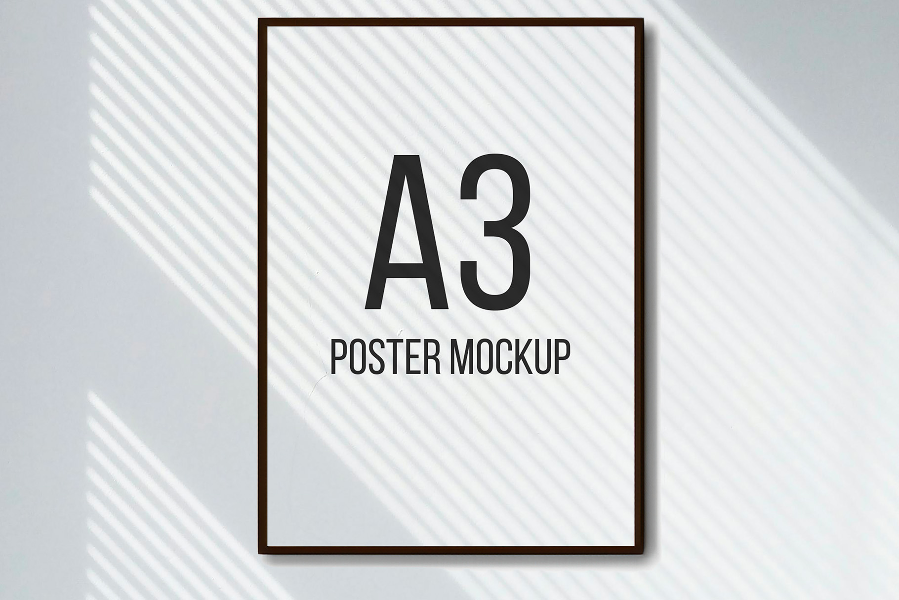 A3 Poster Elegant Mockup