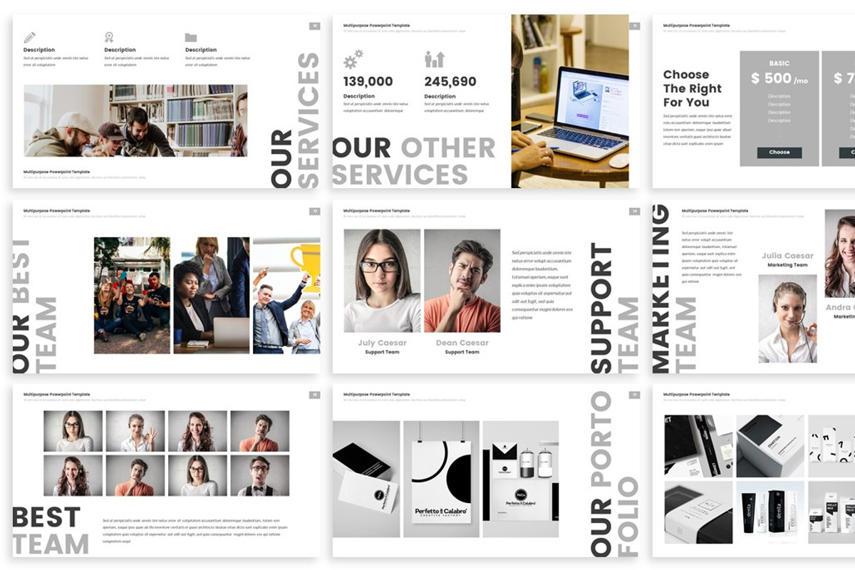 Inka - Creative Powerpoint Template, a Presentation Template by ...