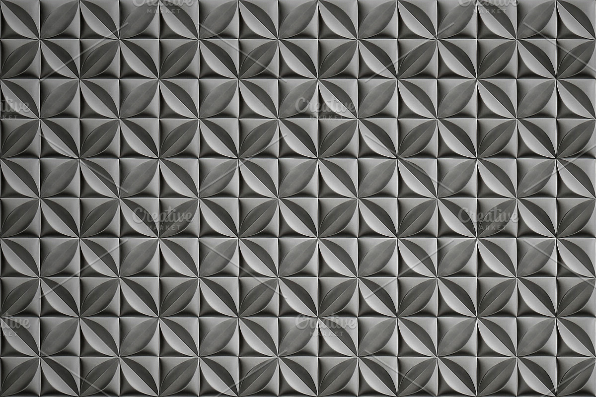 3D decorative panel seamless texture, a Pattern Graphic by ThreeDiCube ...