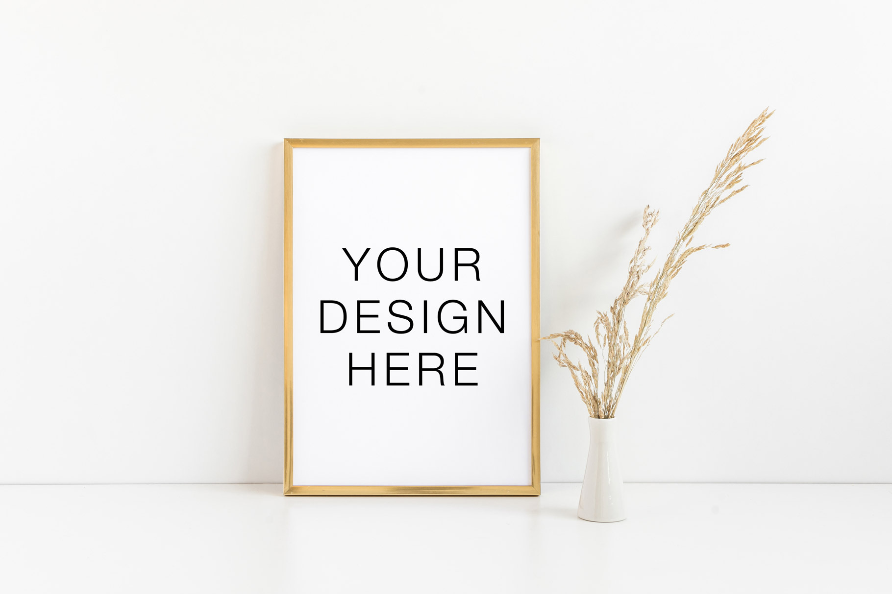A4 Frame Mockup Smart Object PSD JPG, a Print Template by Salt Color Studio