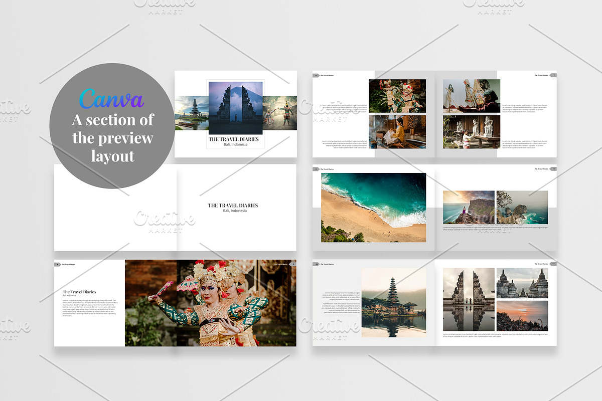 Canva Photobook A4 Size Template