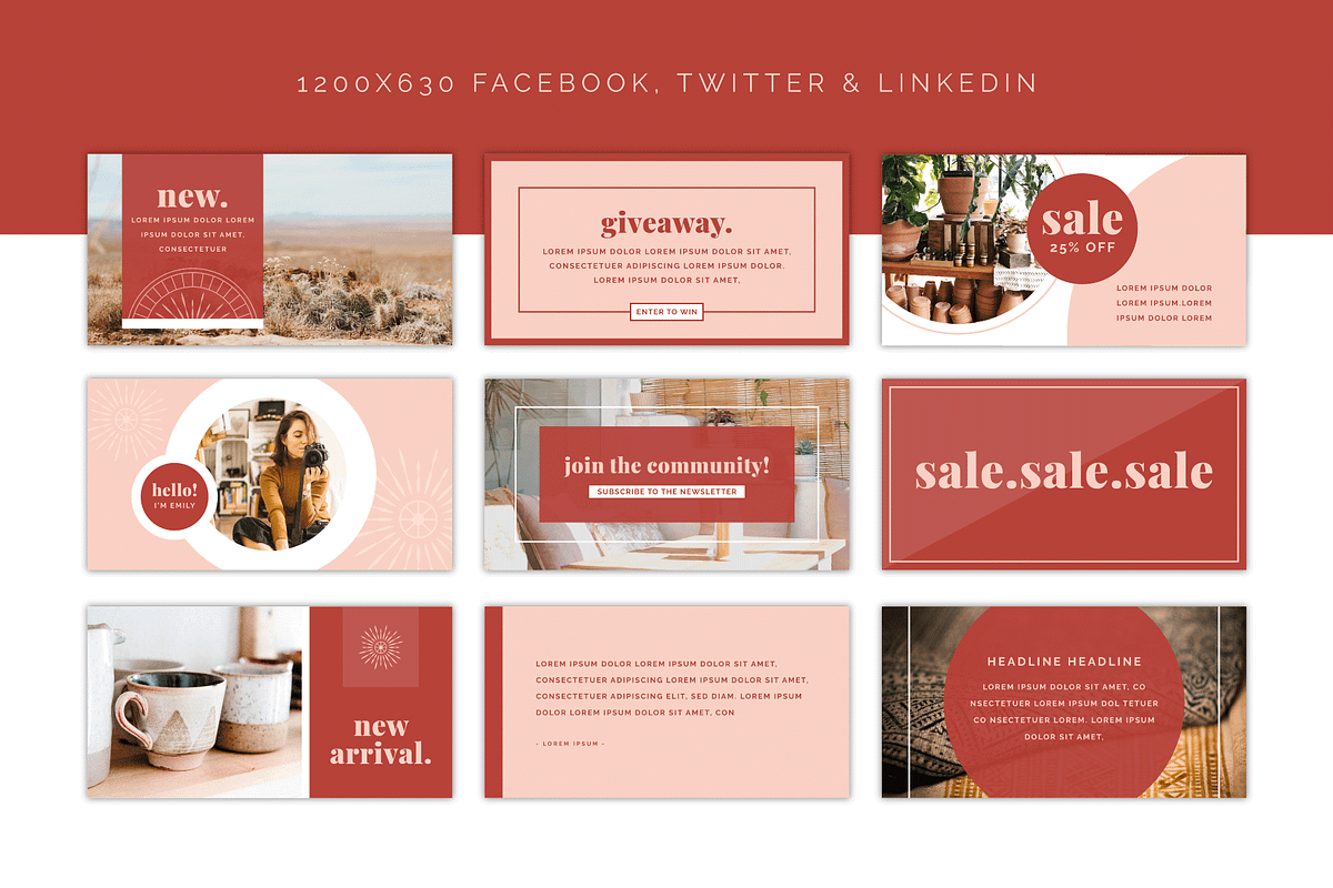 Terracotta Brand Identity BUNDLE, a Branding & Logo Template by KFV Studio