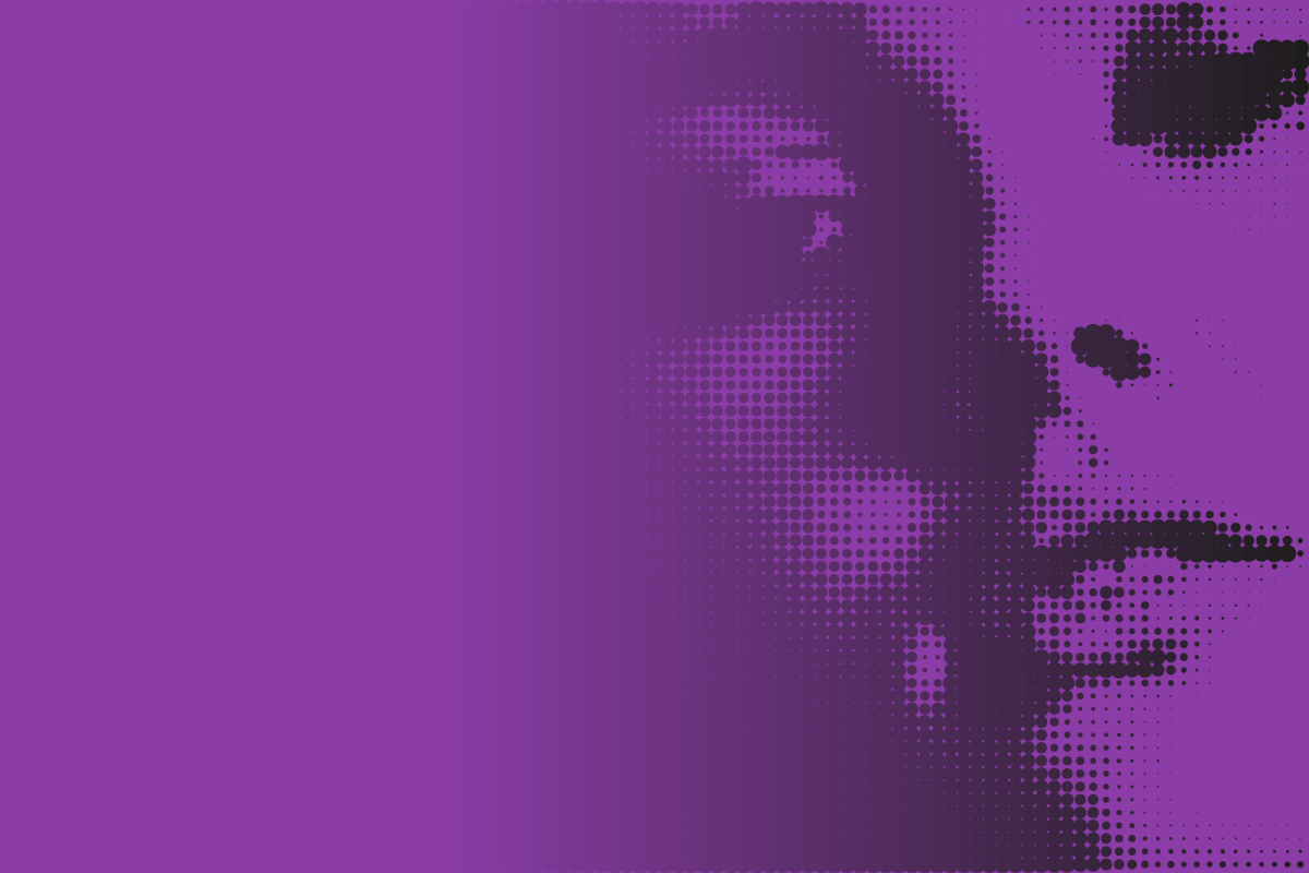 Halftone Faces - 10 Vectors, an Illustration by Offset