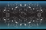 Set of Futuristic HUD UI Backgrounds, a Pattern Graphic by Andrew_Derr
