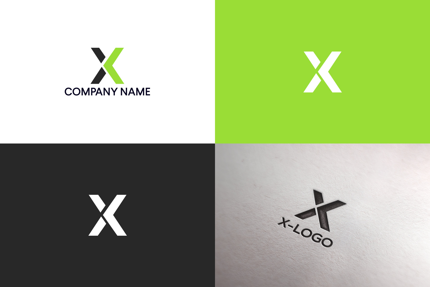 X Logo design | Free UPDATE, a Branding & Logo Template by GranzCreative