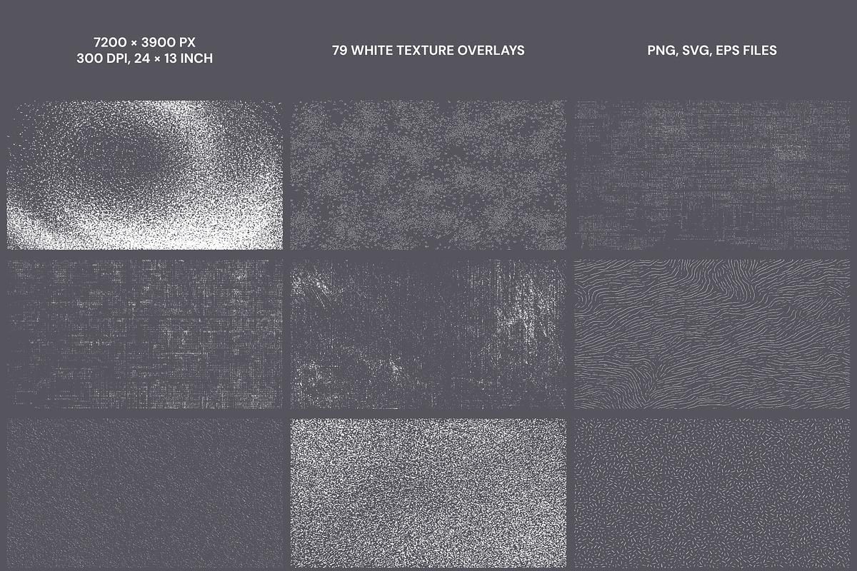 79 White Texture Overlays Set, a Texture Graphic by SappiStudio
