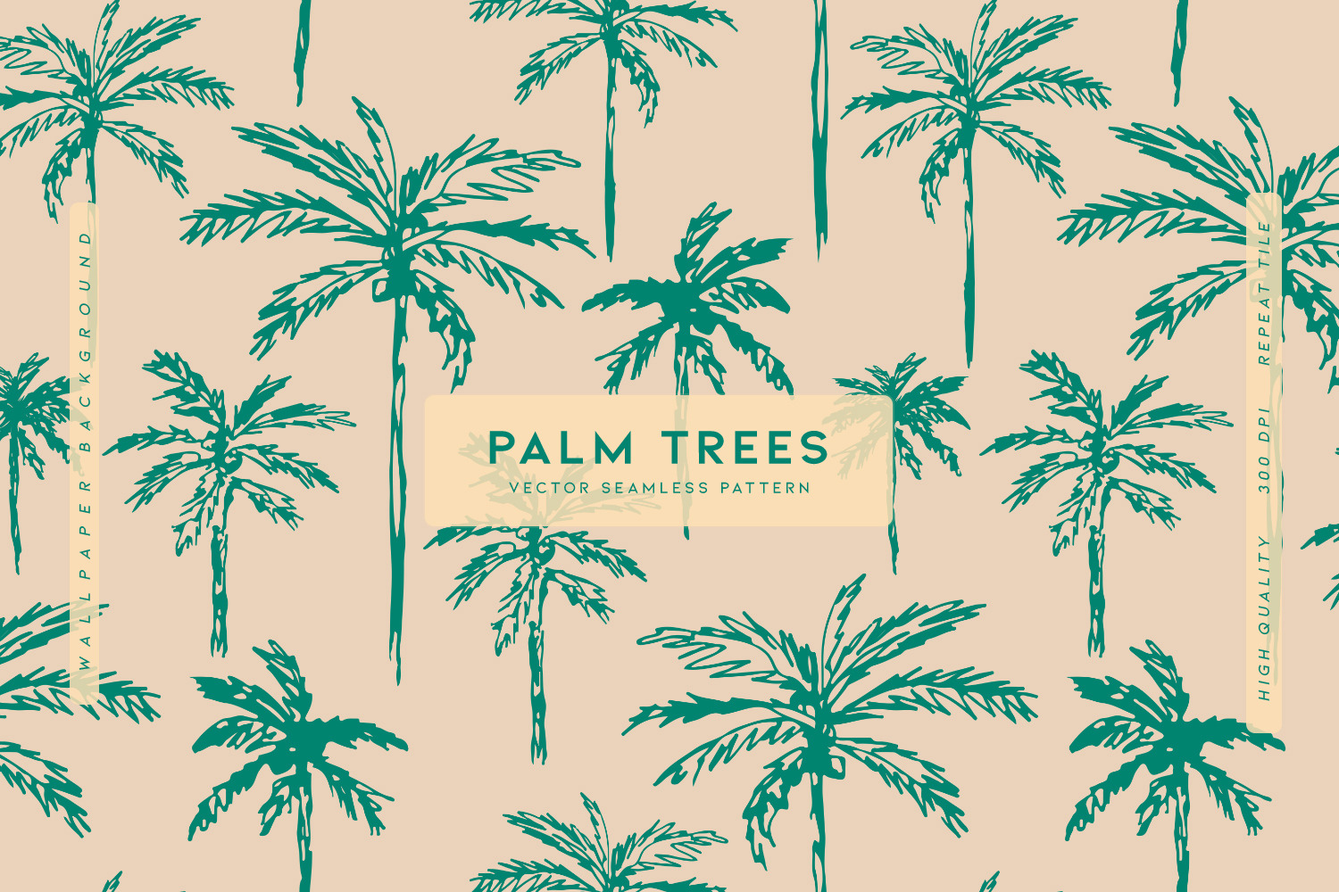 Palm Trees, a Background Graphic by MalyskaStudio