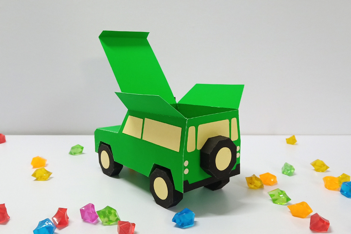 DIY Jeep Favor - 3d papercraft, a Templates & Theme by PAPER amaze