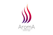 Aroma creative vector symbol, an Illustration by Wittmann
