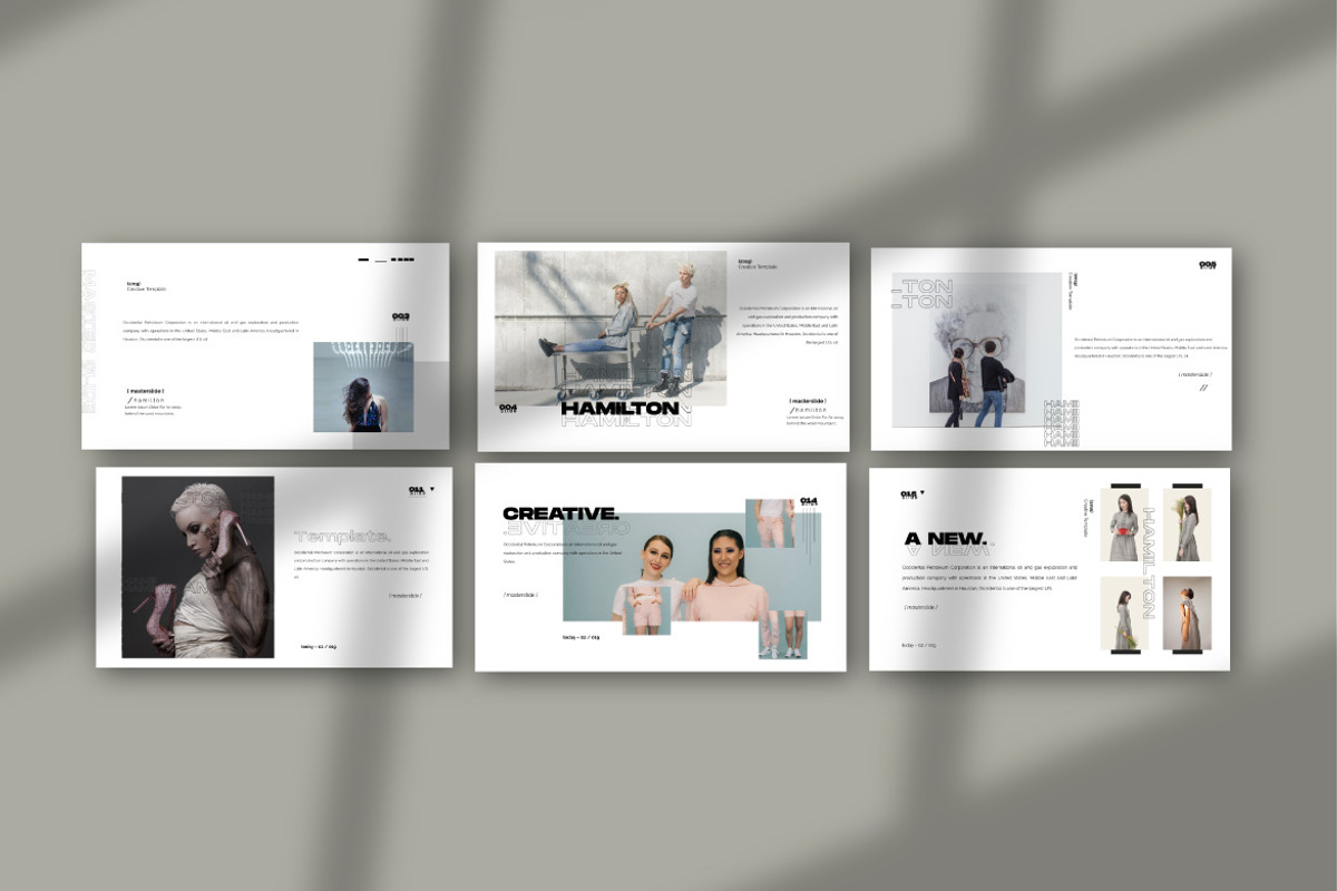 HAMILTON - Powerpoint Template, a Presentation Template by Dirtytemp Studio