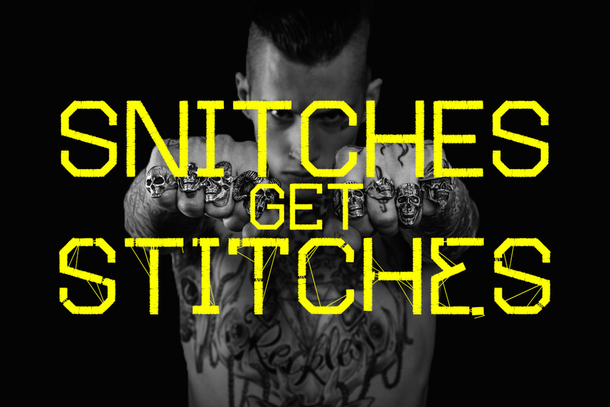 Snitch Typeface, a Sans Serif Font by ANDR35