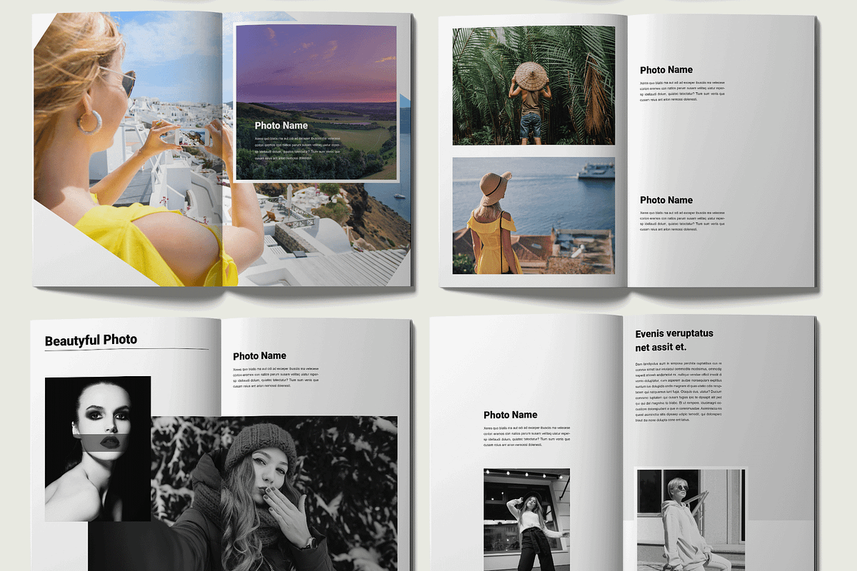Photo Book Design Template