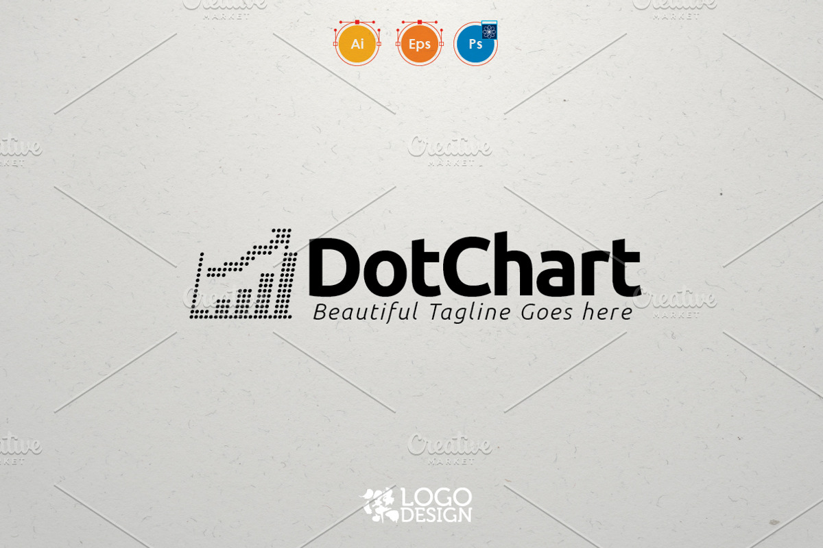 Dot Chart, a Branding & Logo Template by KitCreativeStudio2