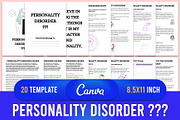 Editable Personality disorder Canva
