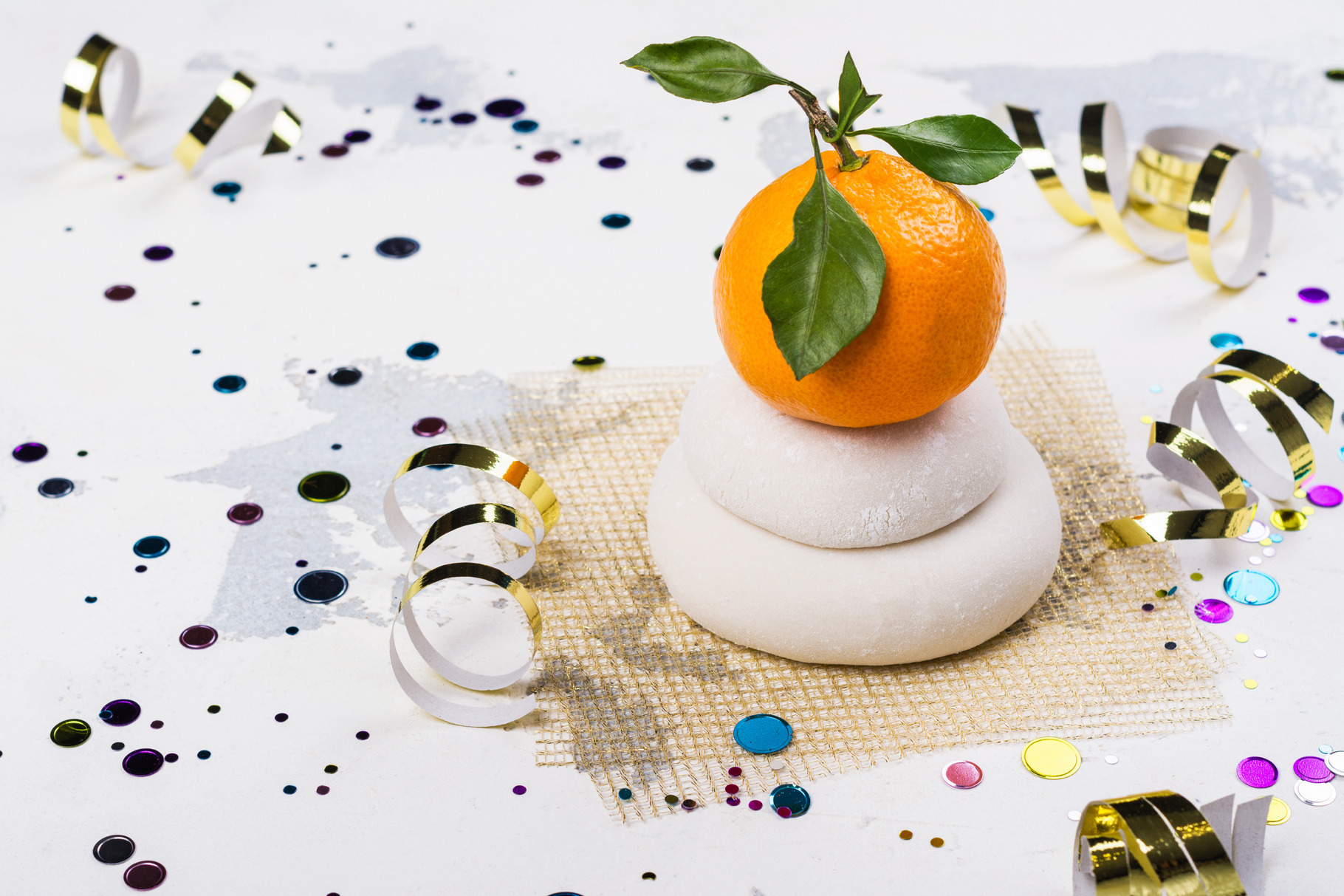 Traditional japanese kagami mochi stock photo containing dessert and ...