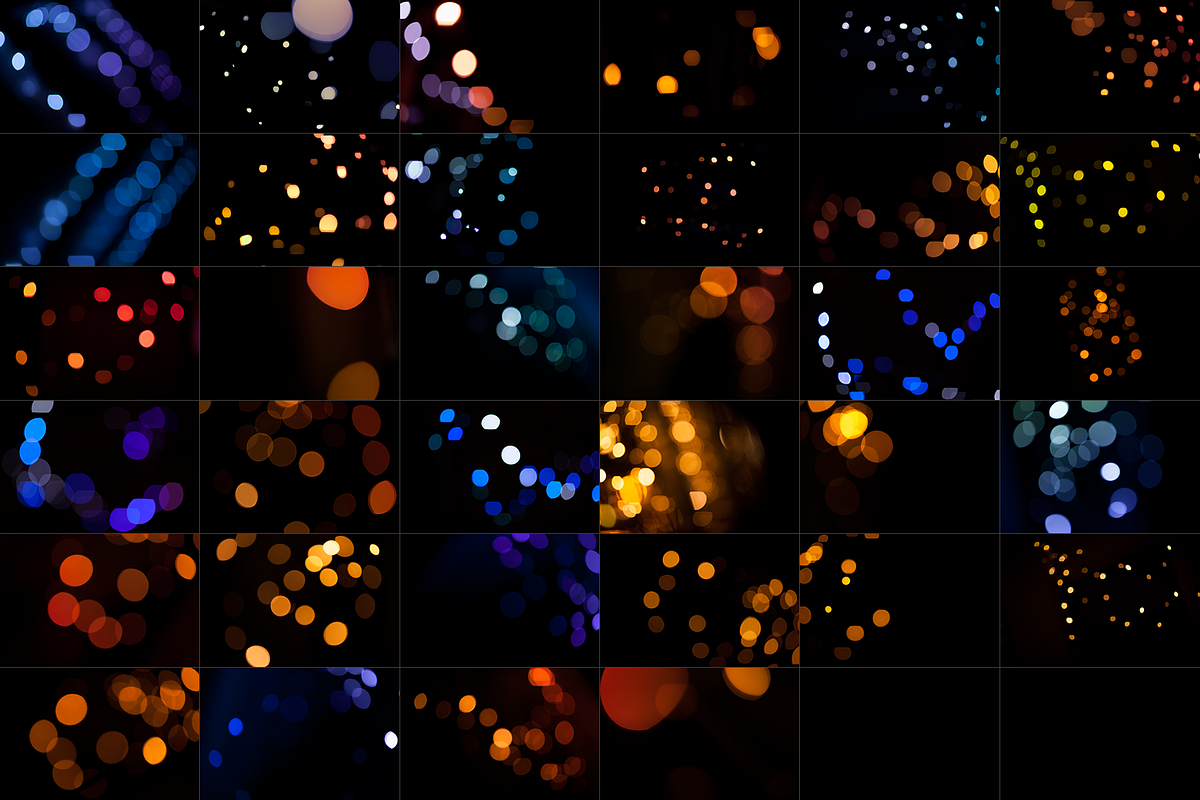 Bokeh Overlays, an Object Graphic by Mint Pixels
