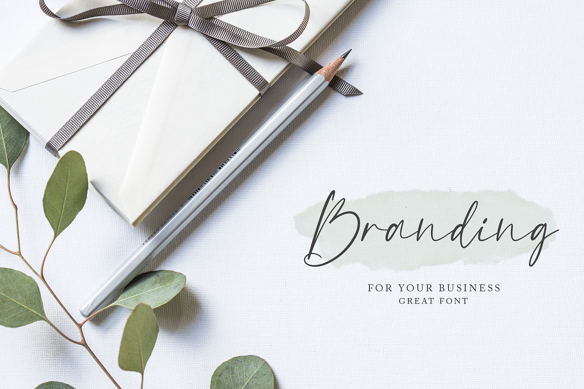 Borderline - Calligraphy Font, a Script Font by Arendxstudio