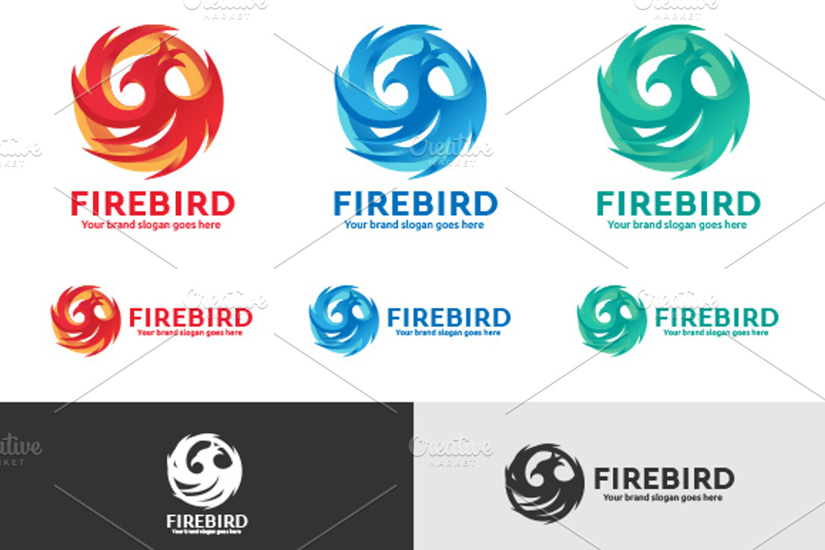 Fire Bird Logo, a Branding & Logo Template by WheelieMonkey