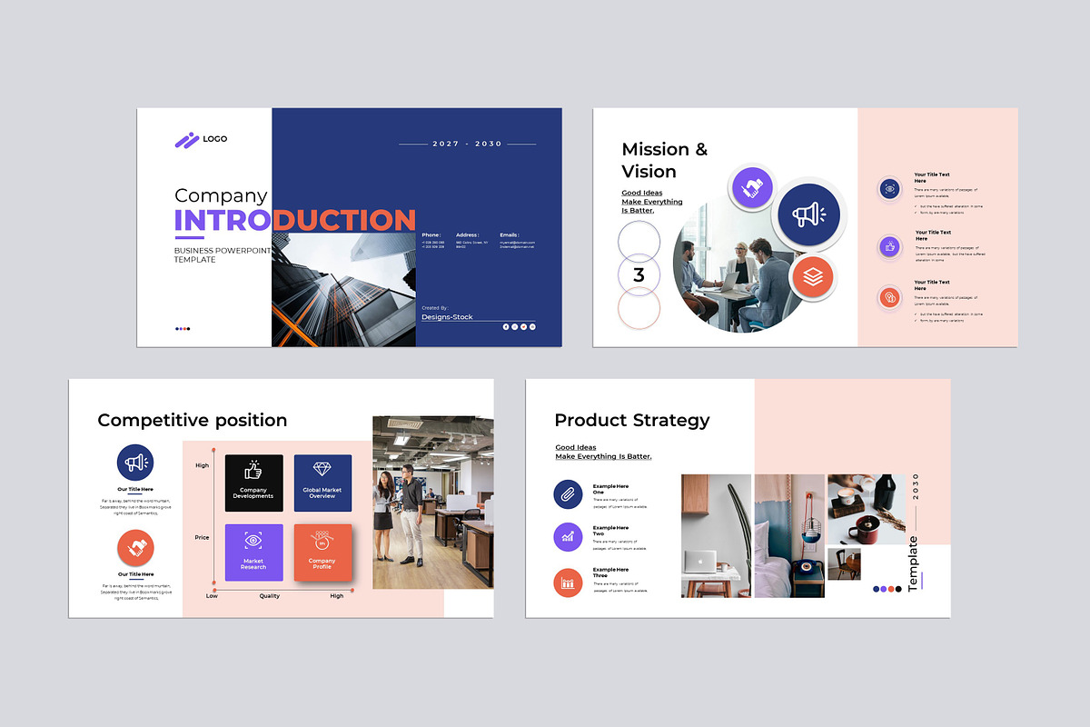 Company Introduction Presentation, a Presentation Template by Creative-Work