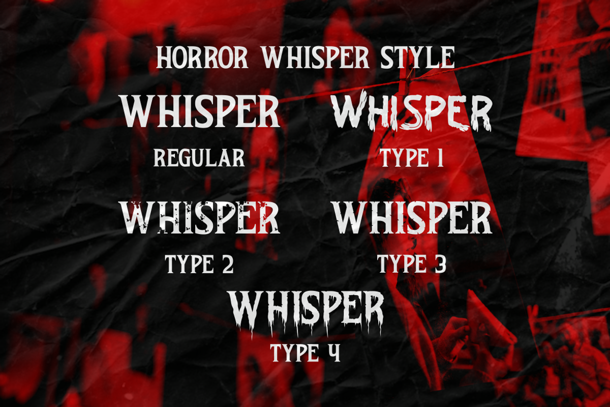 horror word type