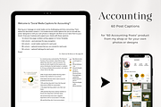 60 Post Captions for Accounting, a Social Media Template by PatternLab.