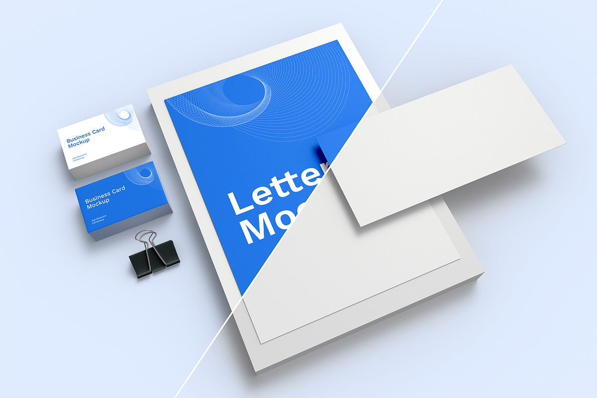 Minimalist Stationery Mockup Set