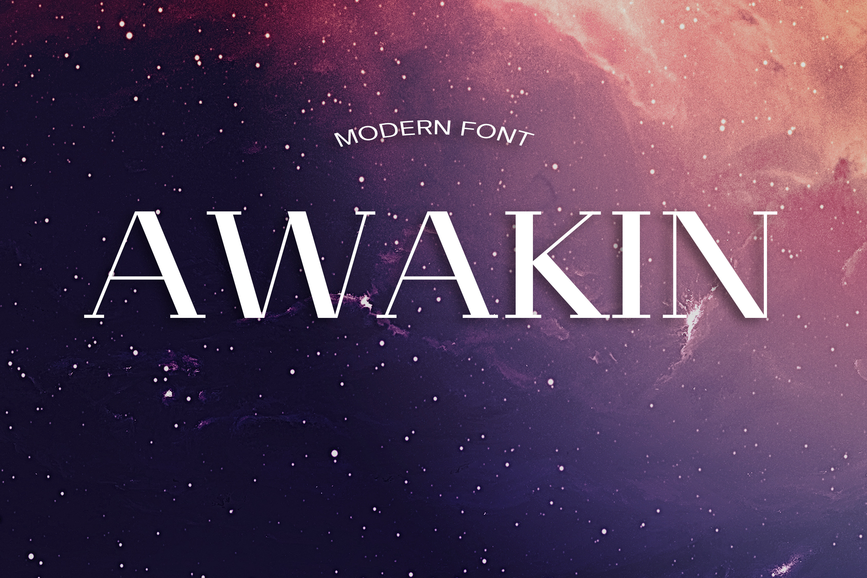 AWAKIN font, a Font by DmDesignsStoreArt