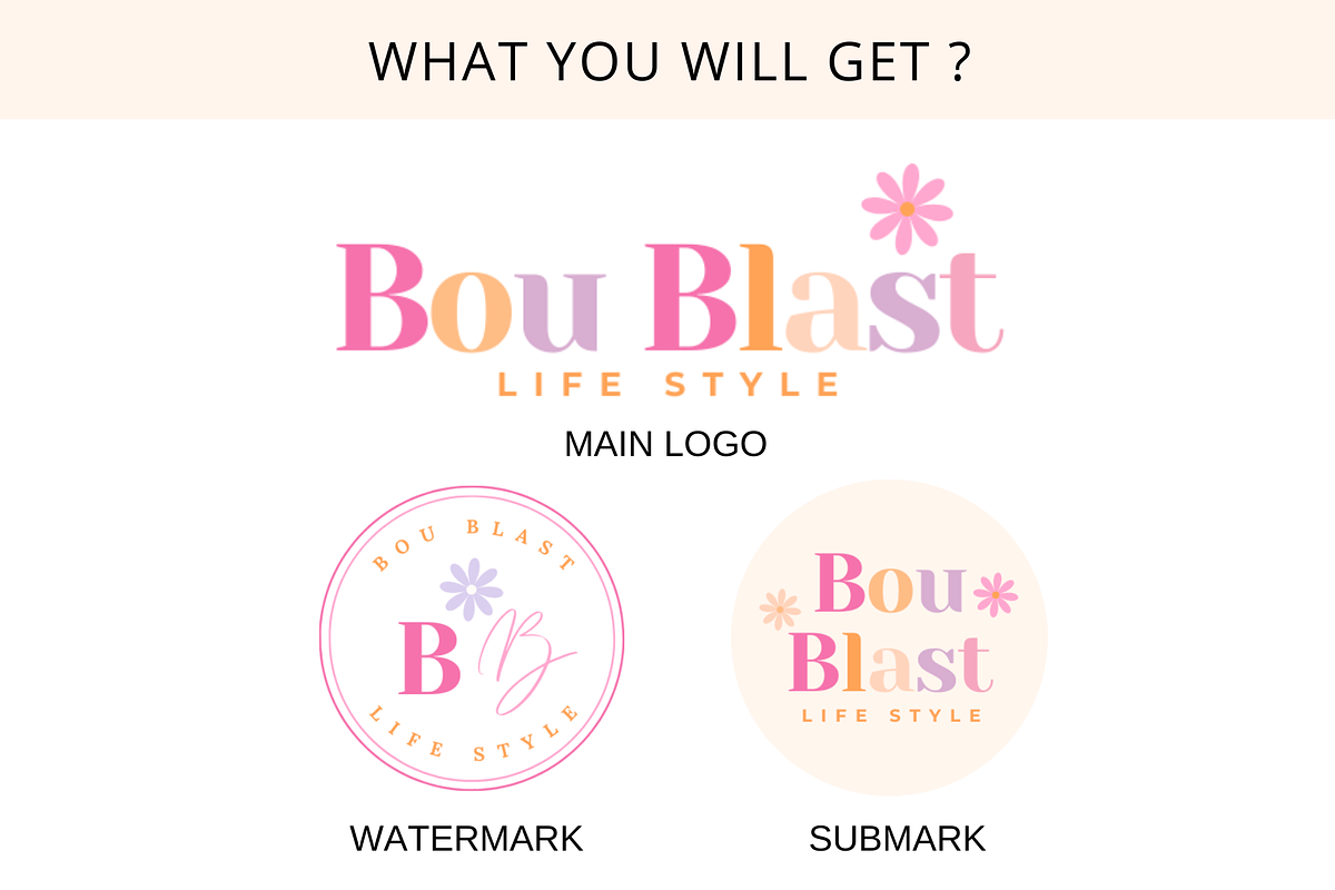 Bright DIY Canva Logo Template