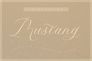 Mustang Script, a Script Font by Areatype