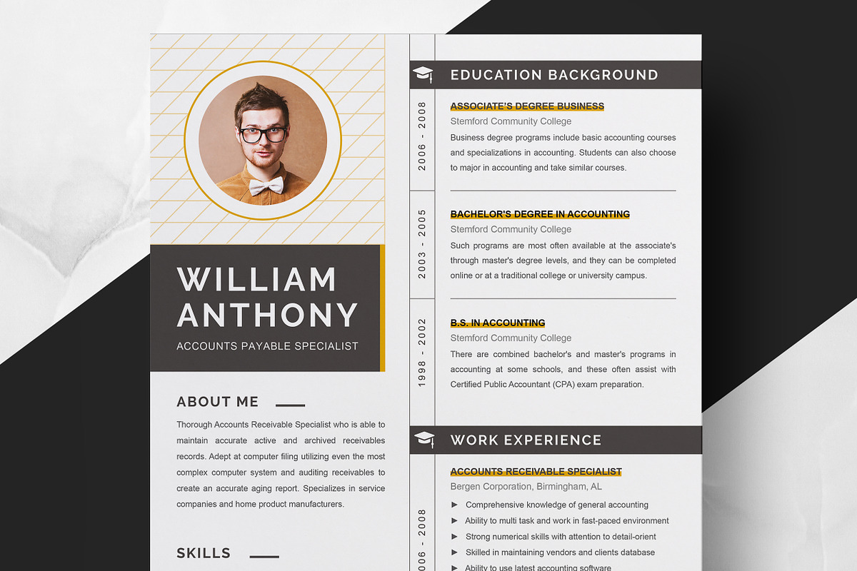 Creative Resume / CV Template