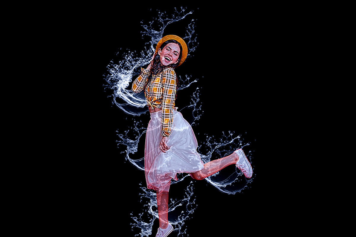 Water Splash Photoshop Action, an Action Add-On by Studio Retouch