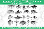 Roots Svg, Tree Svg, an Object Graphic by VectorWorlds
