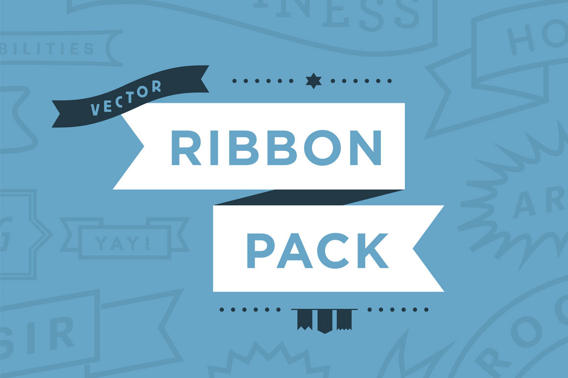 Vector Ribbon Pack, a Graphic by Design Assets