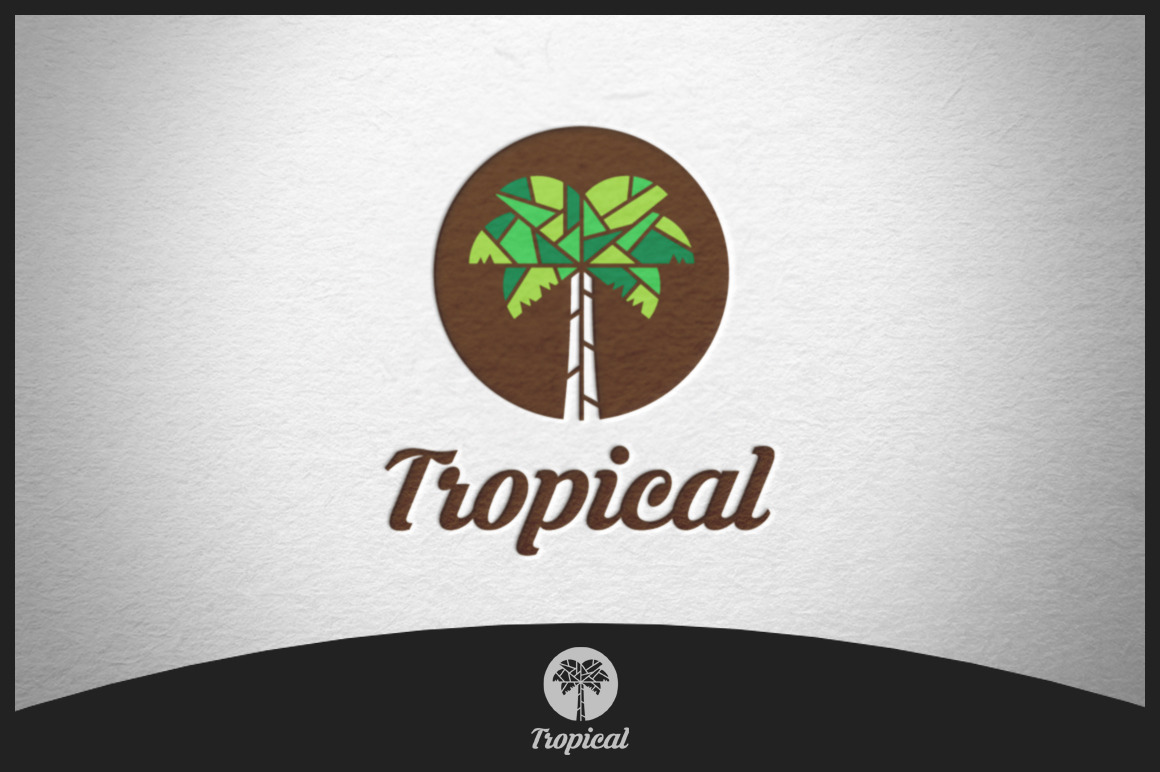 Tropical Logo, a Branding & Logo Template by Scredeck