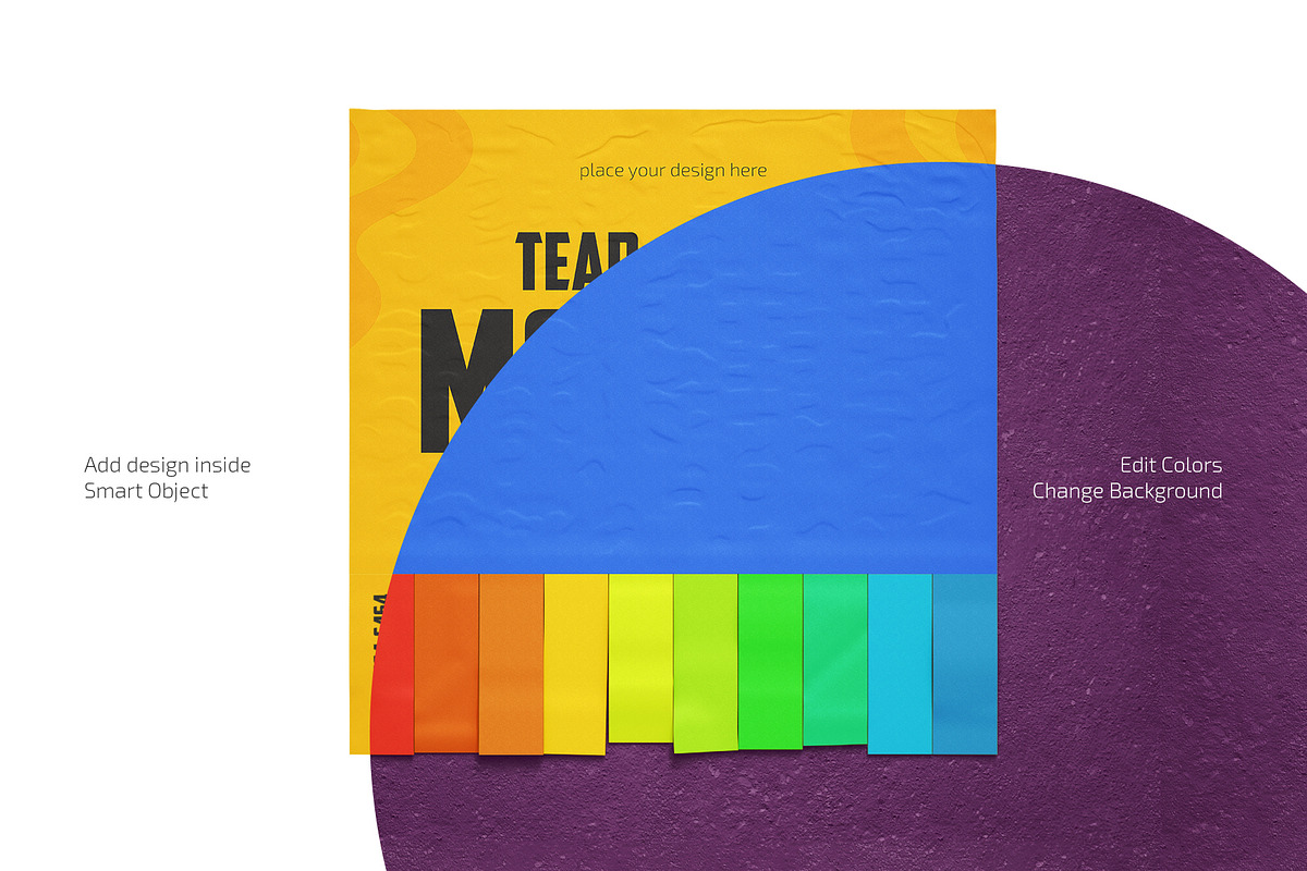Tear-off Ad Mockup Set