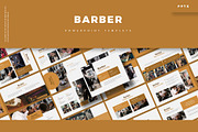 Barber - Powerpoint Template, a Presentation Template by AQR Studio